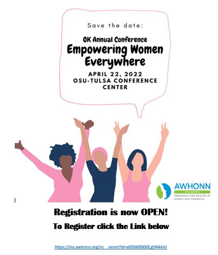 AWHONN Oklahoma Section Conference April 22 – Tulsa, OK, Register Now ...